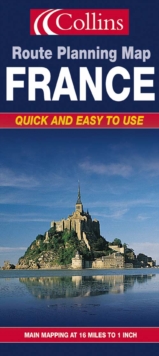 Collins Route Planning Map France (9780007179466) | Browns Books