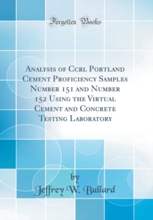 Analysis of Ccrl Portland Cement Proficiency Samples Number 151 and ...