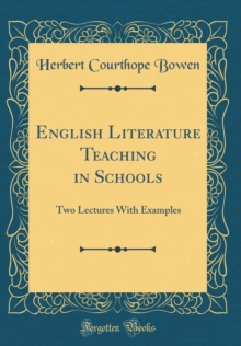 English Literature Teaching in Schools: Two Lectures With Examples ...