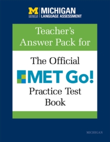 Teacher's Answer Pack for The Official MET Go! Practice Test Book by ...