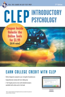 CLEP Introductory Psychology w/ Online Practice Exams by Sharpsteen ...