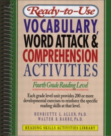 Ready-to-Use Vocabulary Word Attack and Comprehension Activities by ...