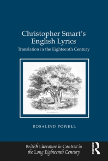 Christopher Smart's English Lyrics: Translation in the Eighteenth ...