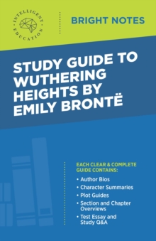 Study Guide to Wuthering Heights by Emily Bronte. by Education ...