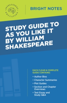 Study Guide to As You Like It by William Shakespeare. by Education ...