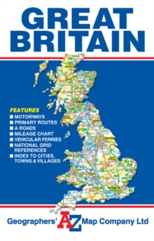 Great Britain Road Map by Geographers' A-Z Map Company (9781843487876 ...