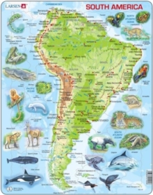 Map of South America by Atebol (9781910574454) | Browns Books