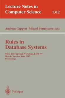 Rules in Database Systems by Berndtsson, Mikael (9783540635161) | Browns Books