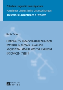 Optionality and overgeneralisation patterns in second language ...