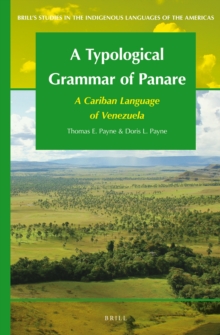 A typological grammar of Panare, a Cariban language of Venezuela by ...