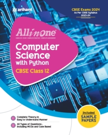 All In One Class 12th Computer Science with Python for CBSE Exam 2024 ...