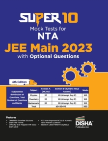 Super 10 Mock Tests for Nta Jee Main 2023 with Optional Questions ...