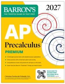 AP Precalculus Premium, 2027: Prep Book with 3 Practice Tests ...